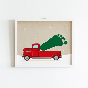 Christmas Handprint Art Craft Activity Printable, My First Christmas ...