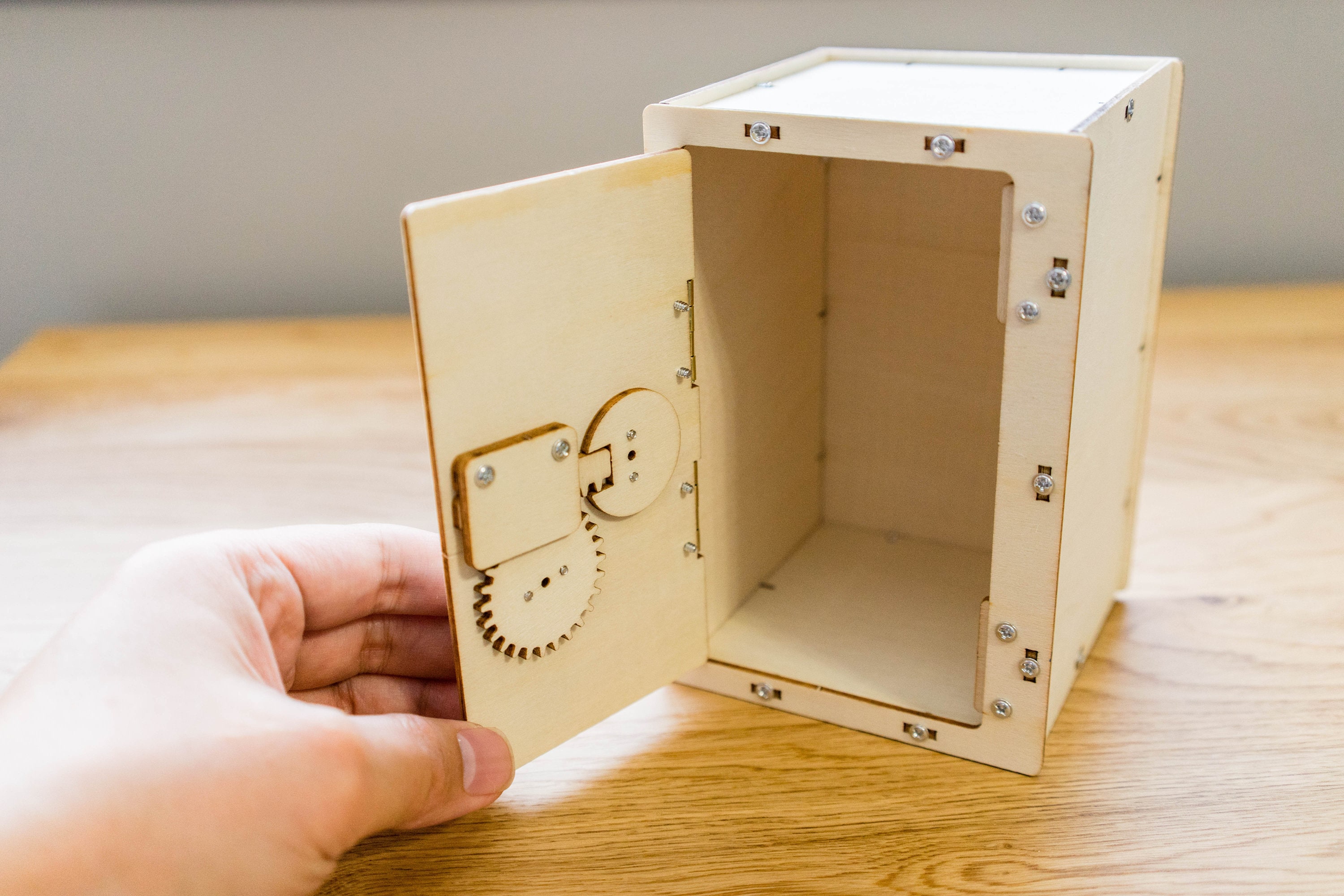 3D Wooden Safe Kit for Kids, Kids DIY Craft Kit, Self Assembly Wood ...