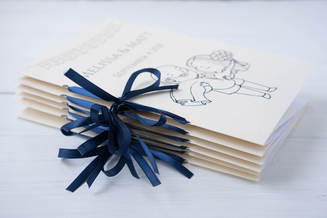 Kids Wedding Activity Book Kids Wedding Favours in Bulk Kids | Etsy