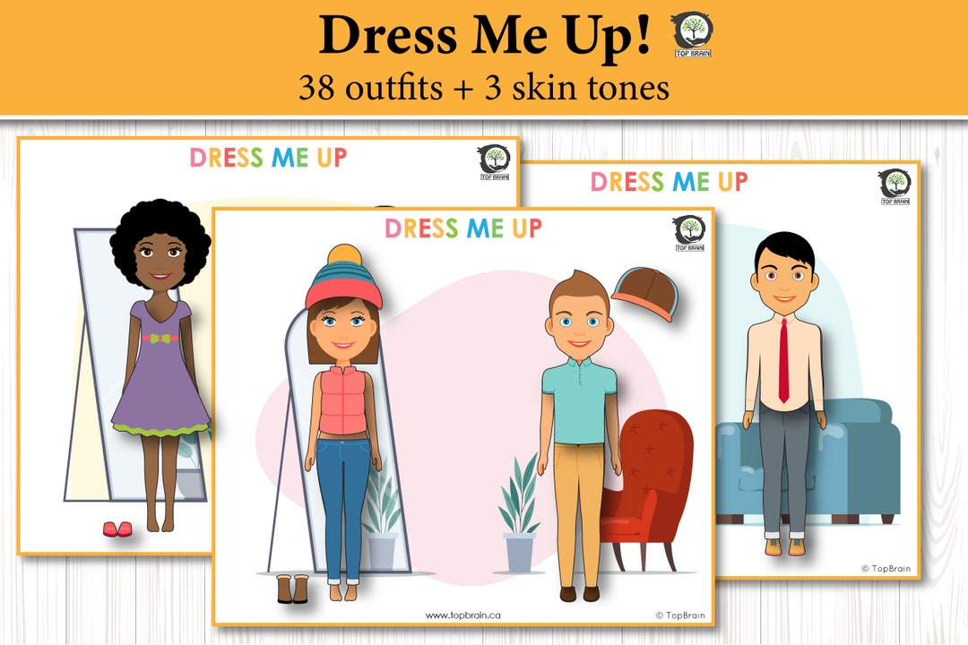 Paper Doll Dress up Printable, Toddler Quiet Book, Preschool Busy ...