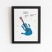Handprint Art Craft for Kids Daddy You Rock Father's Day - Etsy