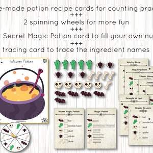 Halloween Potions Kids Busy Book Toddler Activities, Preschool Busy ...