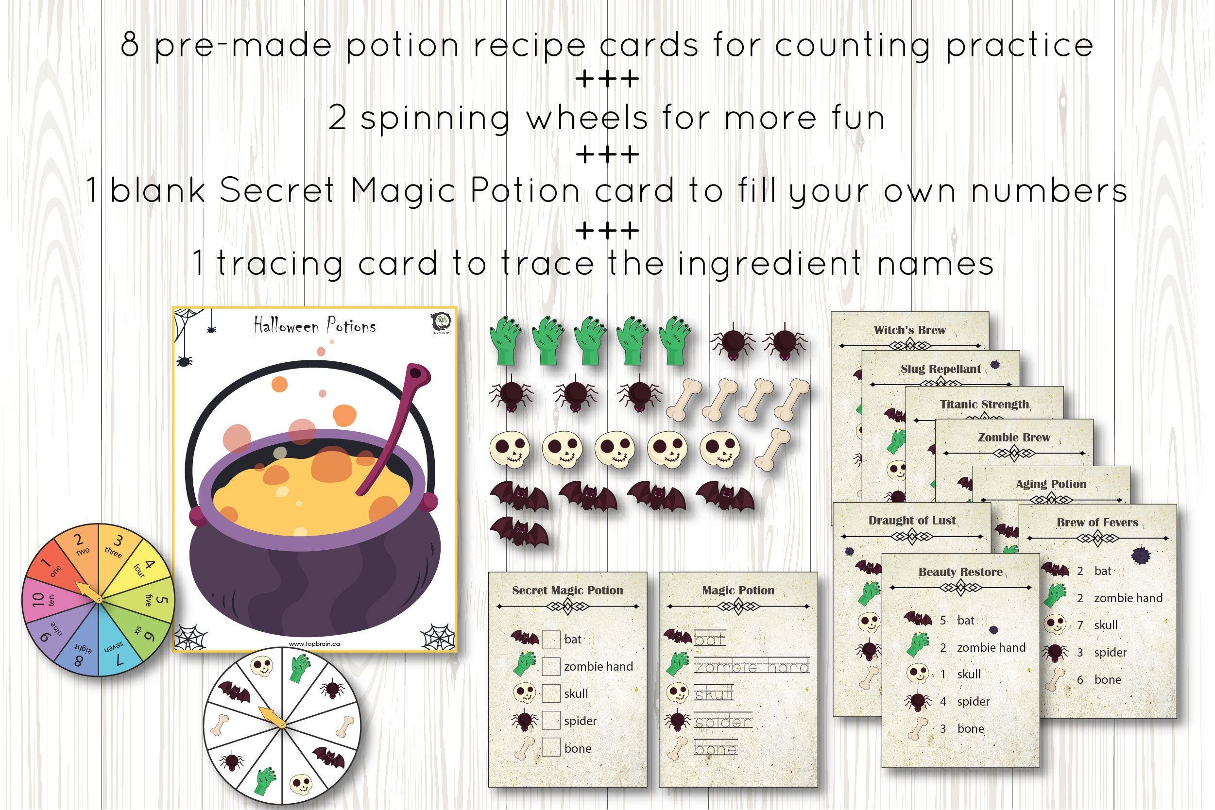 Halloween Potions Kids Busy Book Toddler Activities, Preschool Busy ...