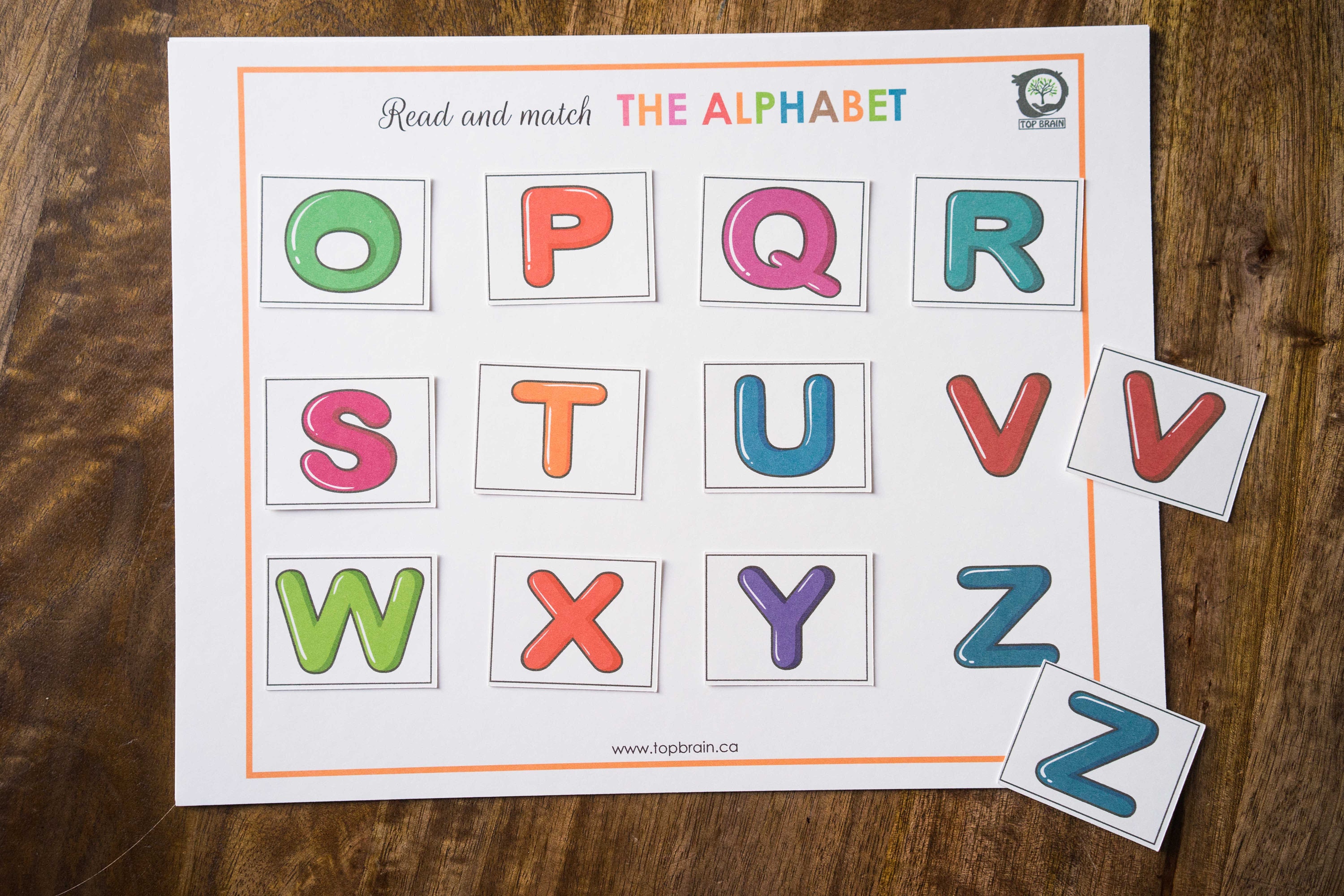 Alphabet Matching Busy Binder Quiet Book Alphabet Worksheet - Etsy Canada