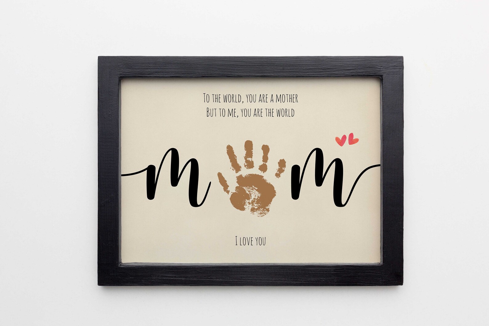 Mom Handprint Footprint Art Craft Mother's Day Gift for - Etsy