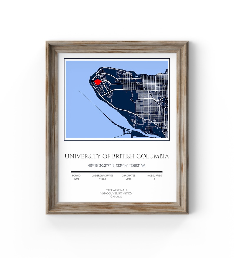 Personalized University Graduation Gift Print Printable - Etsy