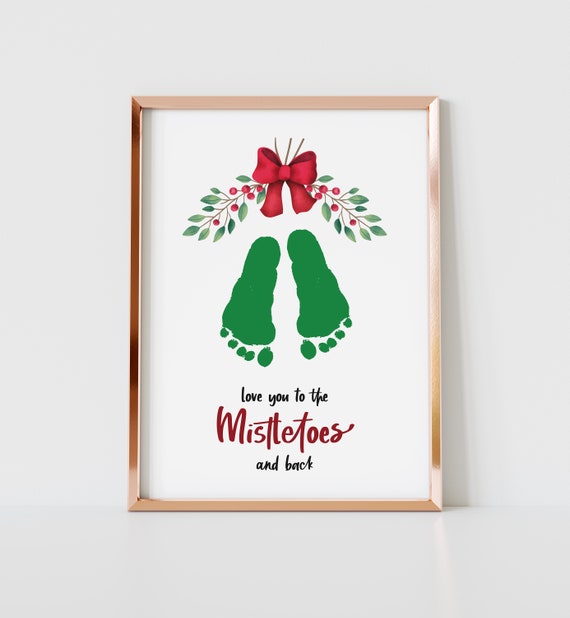 Mistletoe Craft Preschool Template