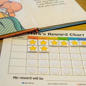 Kids Reward Chart, Child Responsibility Chart, Behavior Chart, Chore ...