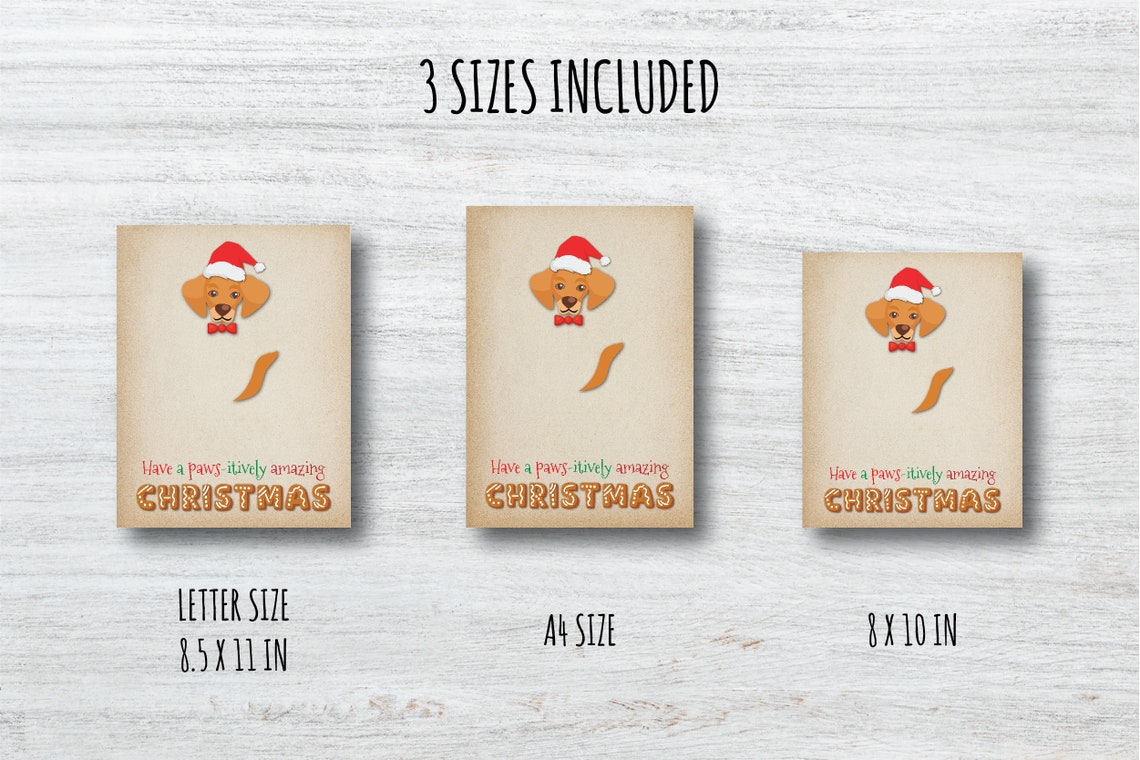 Golden Retriever Dog Baby Footprint for Christmas, Christmas Handprint ...