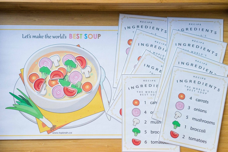 Cooking Preschool Worksheets Kids Activity Toddler - Etsy