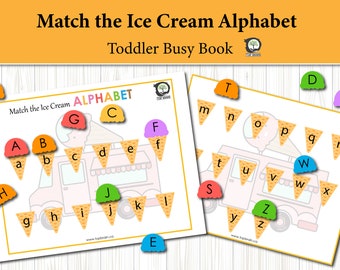 BUSY BOOK PRINTABLE Worksheet Alphabet Caterpillar Worksheet - Etsy