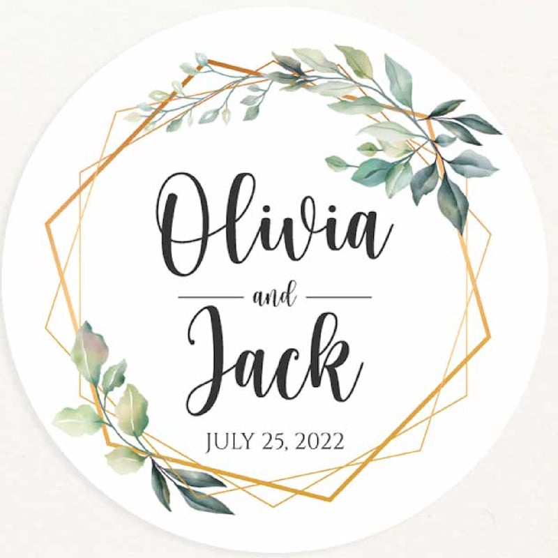 Custom Wedding Stickers - Etsy