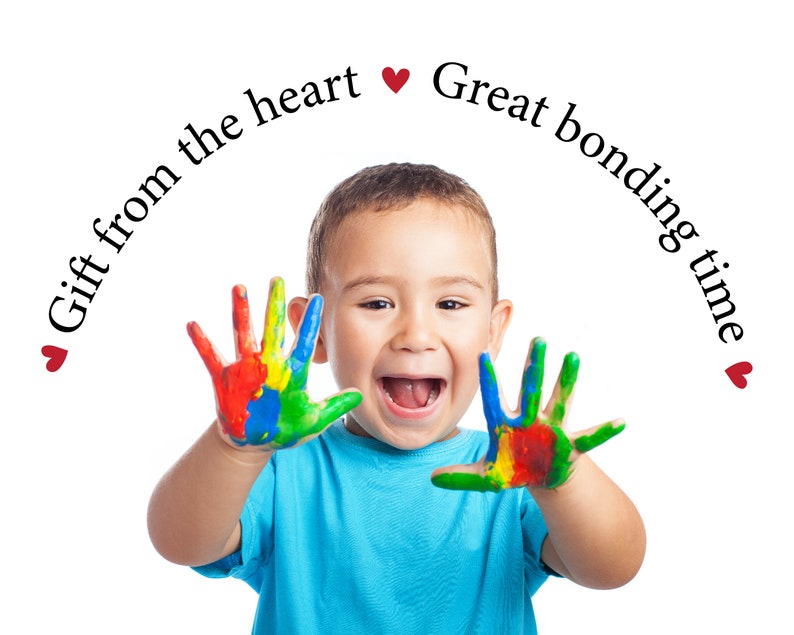 FAMILY Handprint Art Love Keepsake Mom Mother Meaningful Gift for Her ...