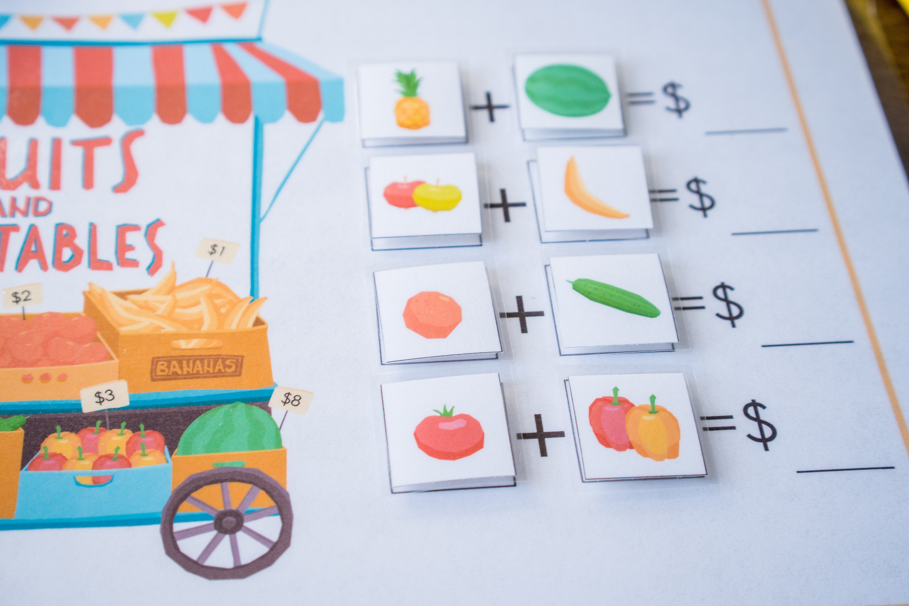 Price Counting Kindergarten Worksheets Preschool Worksheets - Etsy Canada