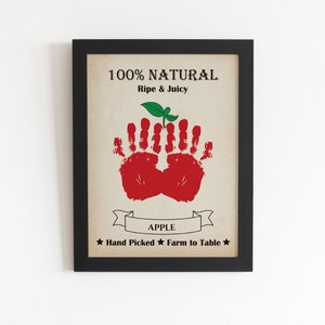 Farmers Market Handprint Footprint Art Craft, Kids Handprint Art, Farm ...