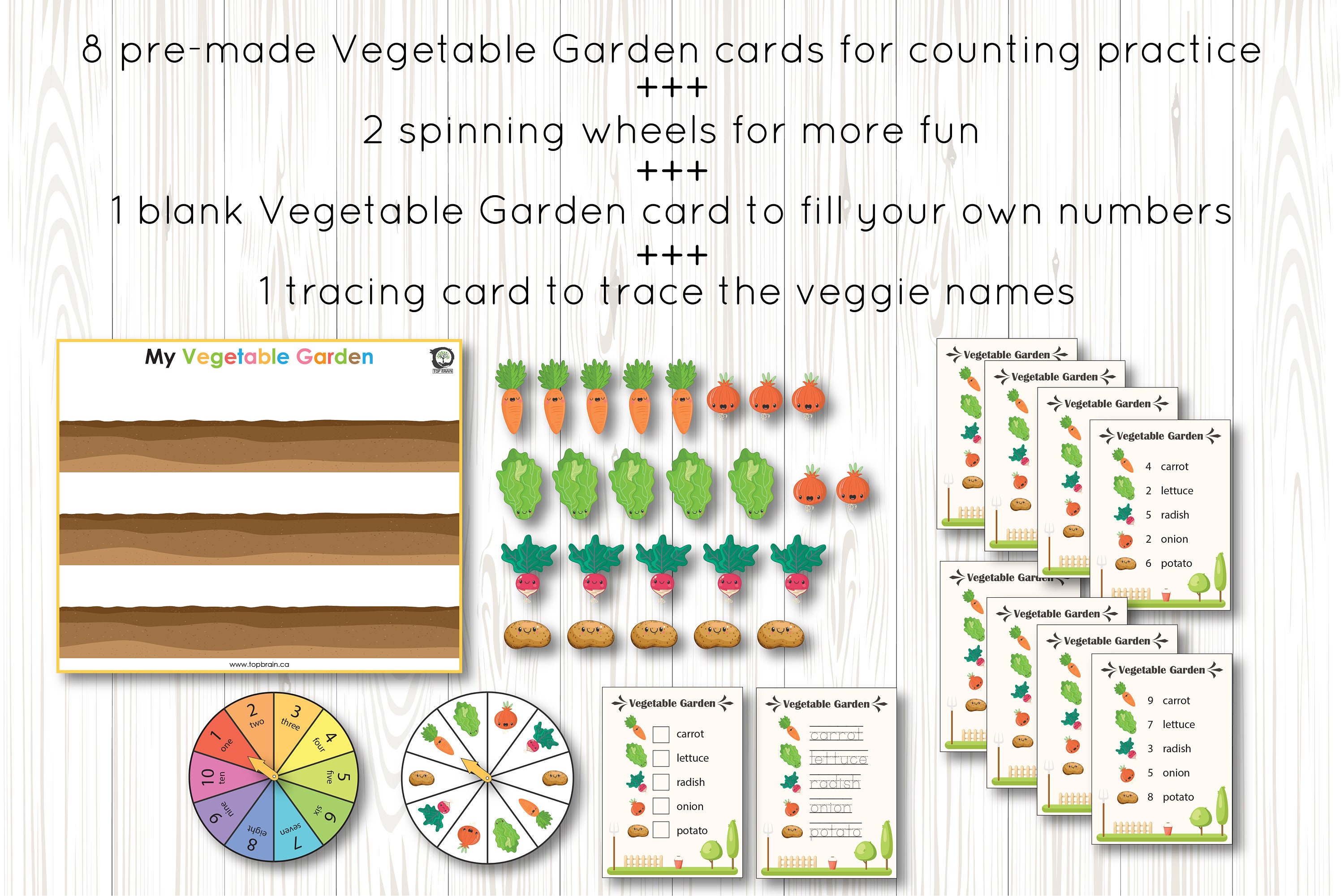 Vegetable Garden Kids Busy Book Preschool Workbook Toddler - Etsy