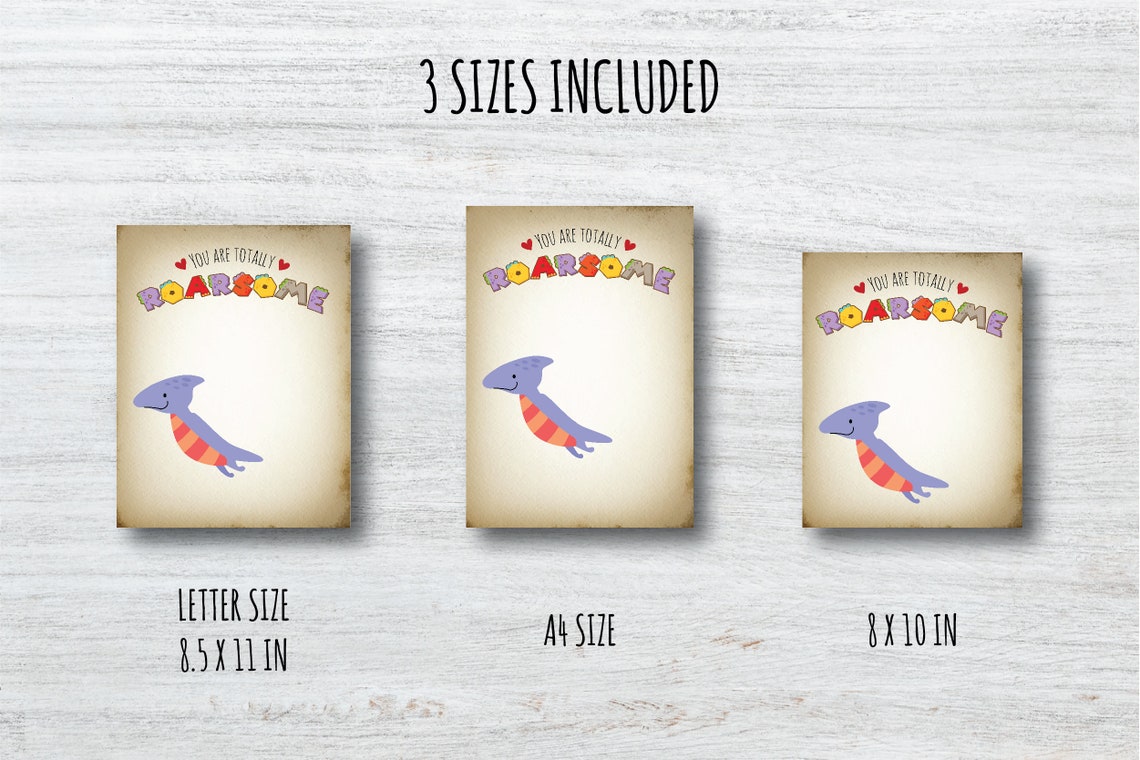 ROARSOME Dinosaur Handprint Art Craft Mom Dad Birthday Gift - Etsy