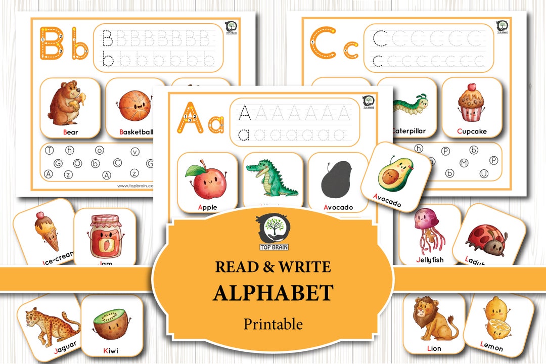 Alphabet Matching for Kids, Alphabet Tracing, Home School, ABC Letter ...