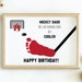 Hockey Dad Birthday Handprint Footprint Art Craft - Etsy