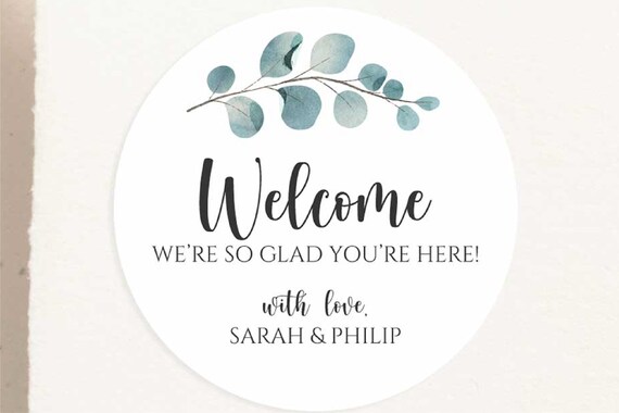 Wedding Favor Custom Stickers Round Wedding Stickers Wedding - Etsy