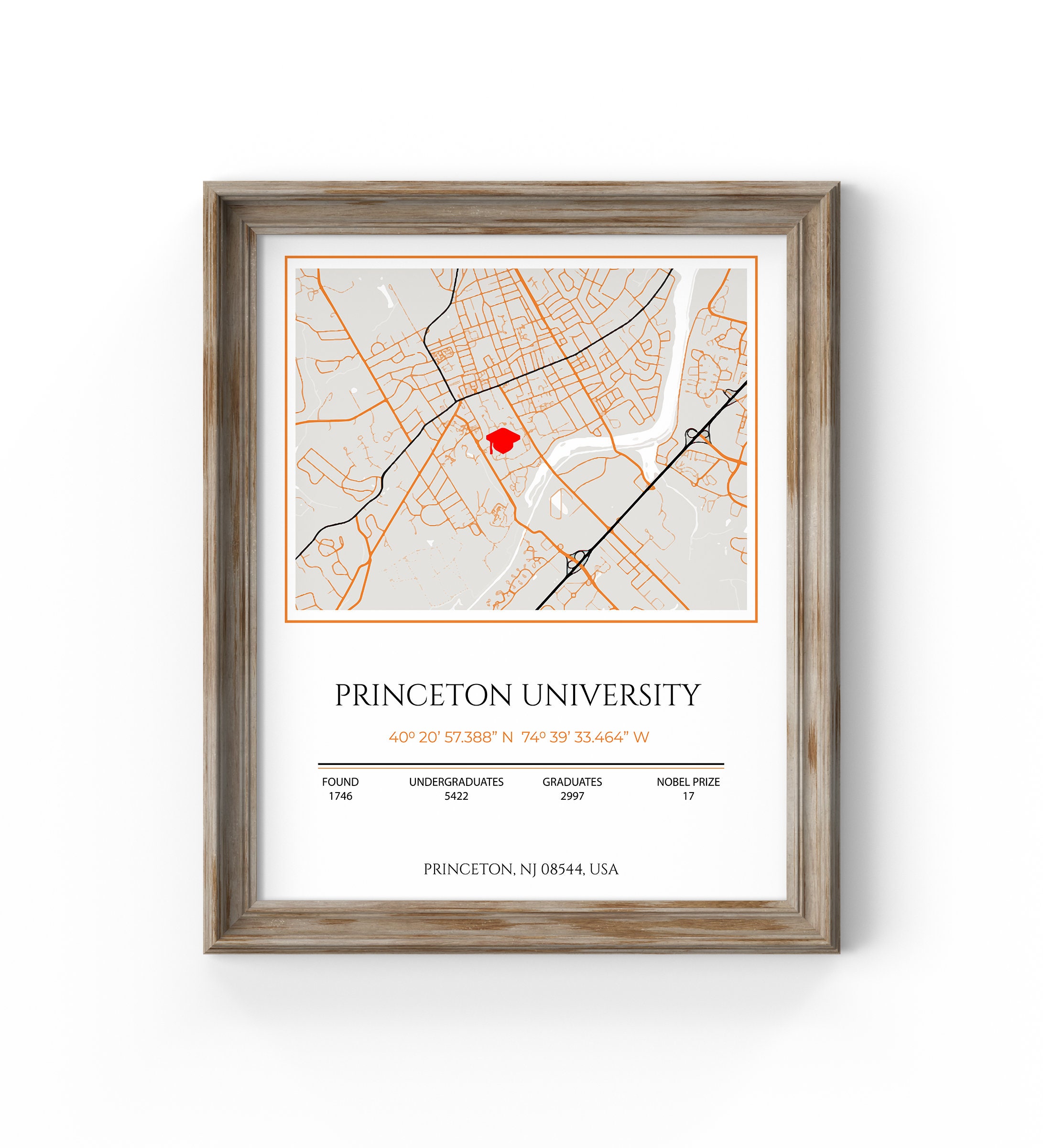 Princeton University Map