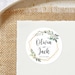 Wedding Favor Custom Stickers, Round Wedding Stickers, Wedding ...