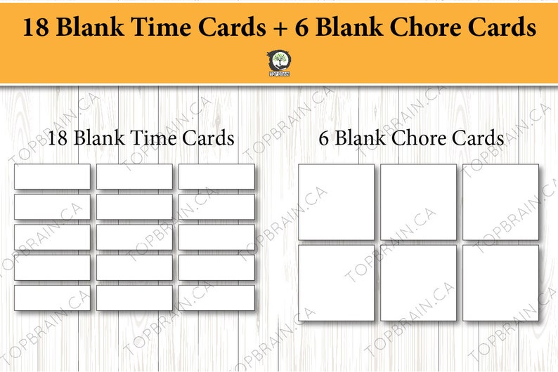 Kids Chore Cards Routine Flash Cards Daily Responsibilities - Etsy Canada