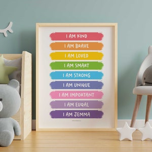 Days of the Week Educational Posters Wall Art Poster, Playroom Prints ...