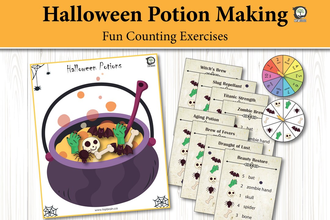 Halloween Potions Kids Busy Book Toddler Activities, Preschool Busy ...