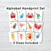 Hockey Dad Birthday Handprint Footprint Art Craft, DIY Baby Kids Card ...