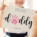 DADDY Handprint Footprint Art Craft, Father's Day Gift for Dad, DIY ...