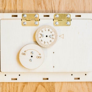 3D Wooden Safe Kit for Kids, Kids DIY Craft Kit, Self Assembly Wood ...