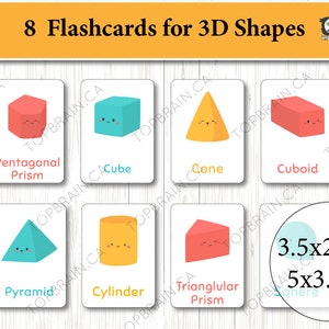30 Shapes Flashcards Printable, Montessori Toddler Printable Cards ...