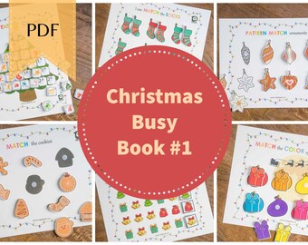 Christmas Busy Binder Set 2 | Toddler & Preschool Activities (digital ...