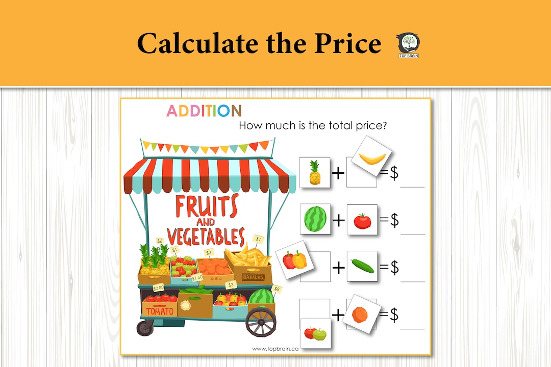 Price Counting Kindergarten Worksheets, Preschool Worksheets, Busy Book ...