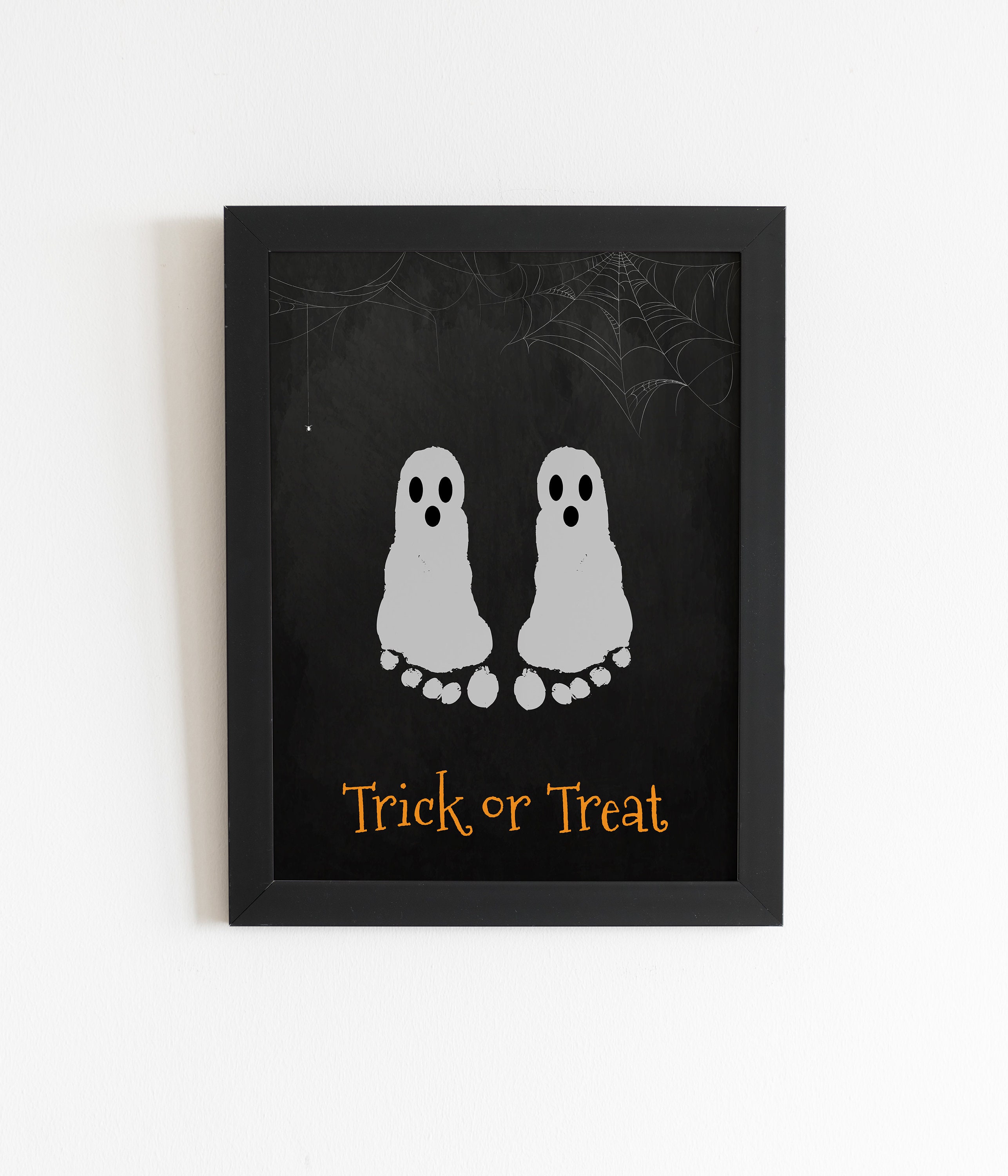 Halloween Handprint Art Ghost, My First Halloween Handprint Art ...