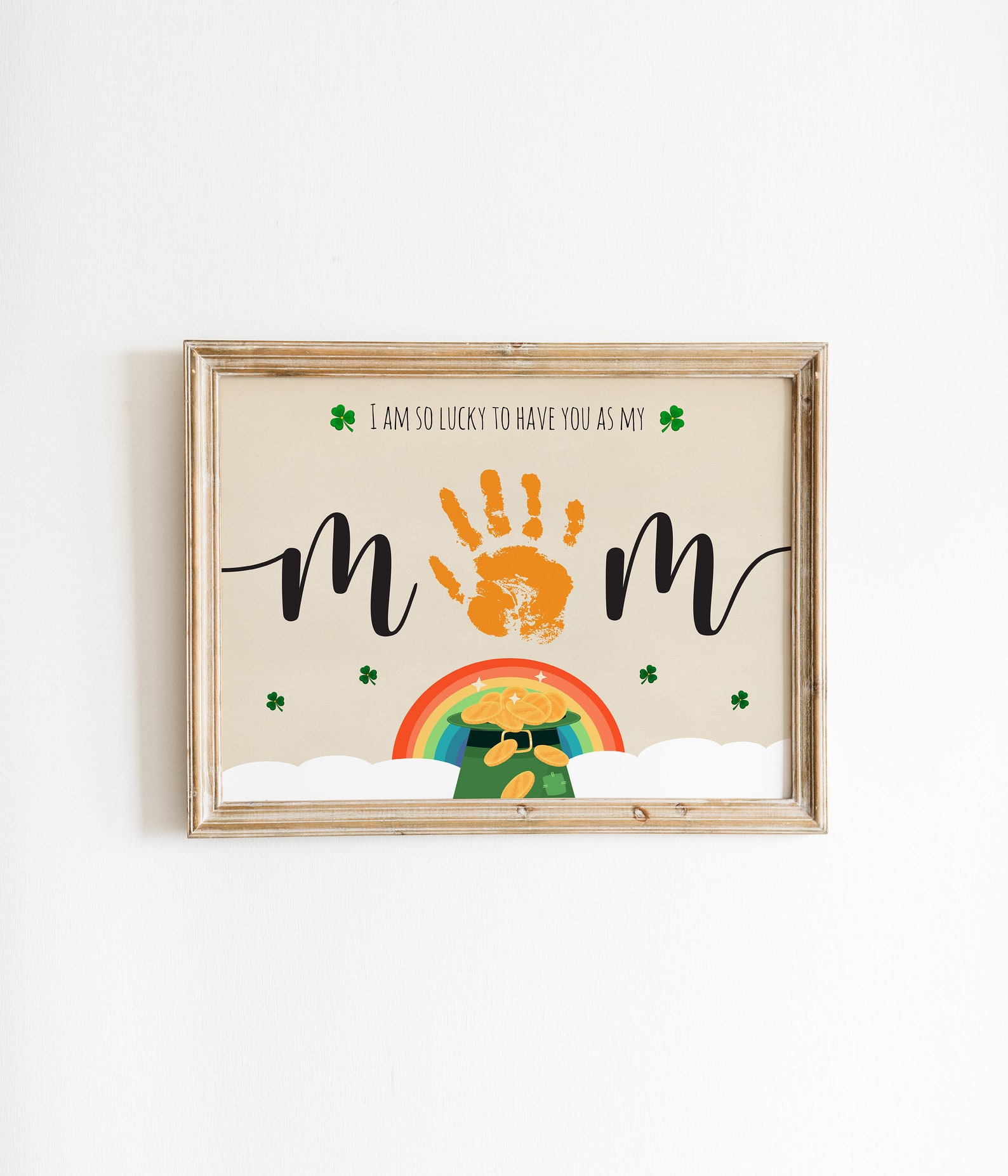 St. Patrick's Day Handprint & Footprint Art for Kids Set of 8 Downloads ...