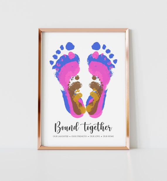 Family Footprint Art Baby Footprints Stock Illustrations – 2,941