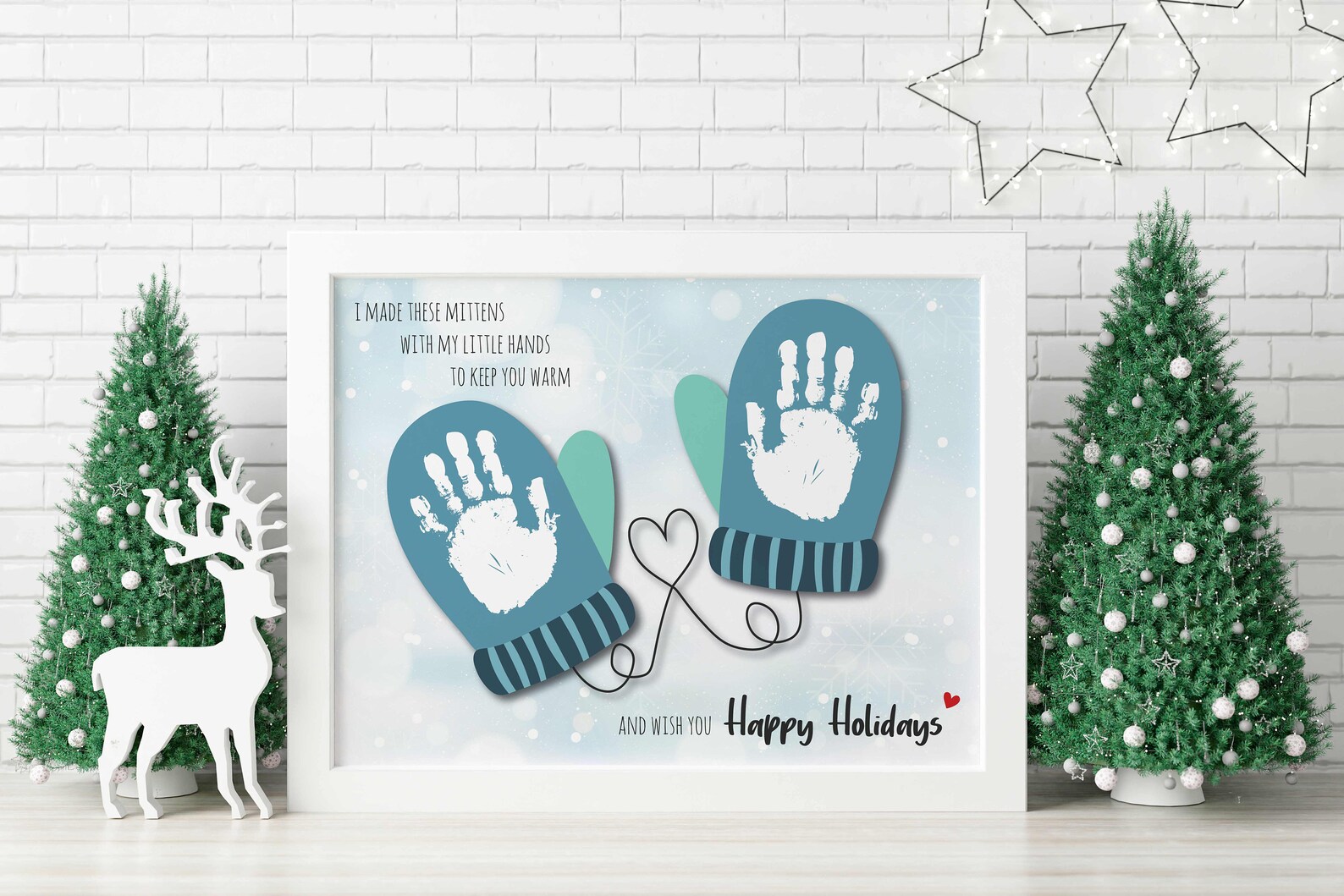 Mitten Poem Handprints Footprints Art Craft Baby Toddler Kids - Etsy