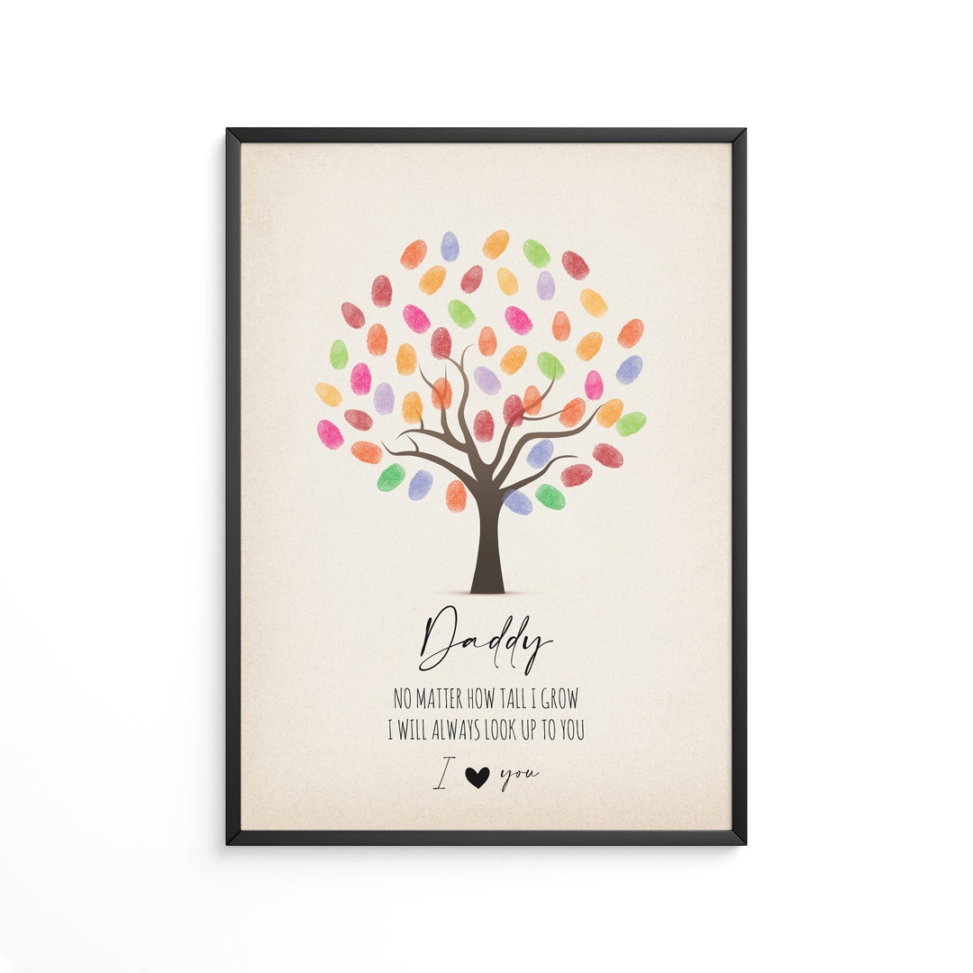 Handprint Tree, Handprint Art Craft, No Matter How Tall I Grow, Gift ...