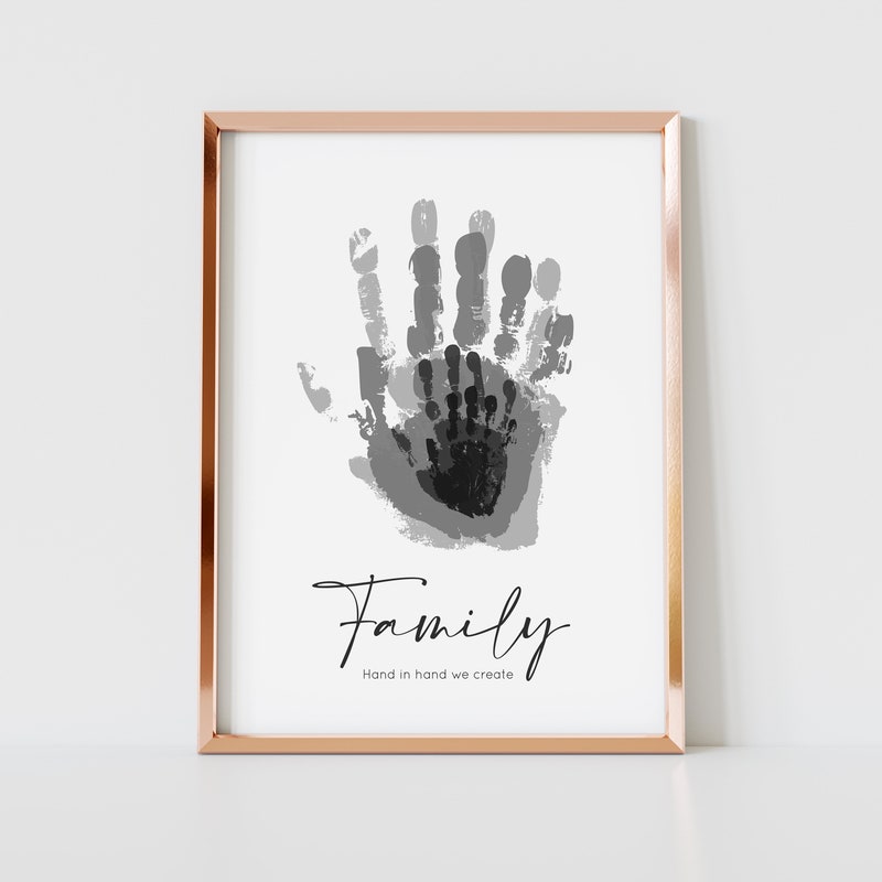 Family Handprint Art - Etsy