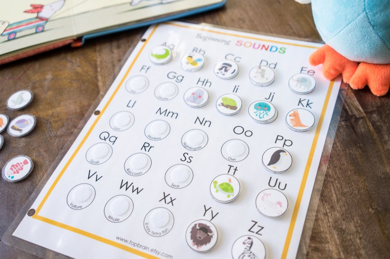 Animal Alphabet Beginning Sound Printable Alphabet Busy Book - Etsy Canada