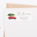 Personalized Christmas Return Address Labels, Holiday Address Stickers ...