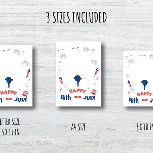 4th of July Independence Day Handprint Footprint Art Craft, USA Flag ...