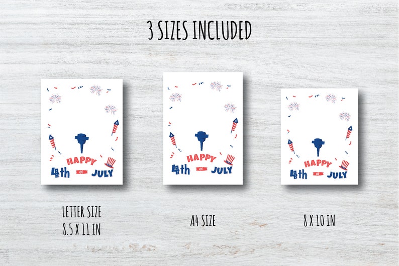 4th of July Independence Day Handprint Footprint Art Craft, USA Flag ...