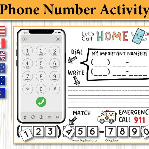 Address Kids Worksheet Address Practice Learning Life Skills - Etsy