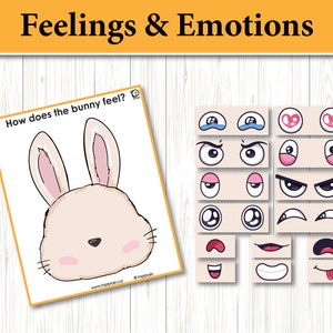 Easter Busy Book Printable, Emotions Chart, Toddler Feelings ...