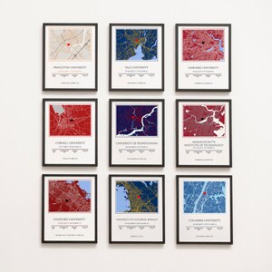 University of Guelph Map Print, University Graduation Gift, University ...