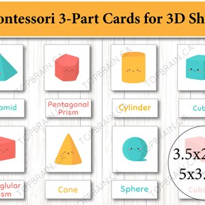 30 Shapes Flashcards Printable, Montessori Toddler Printable Cards ...