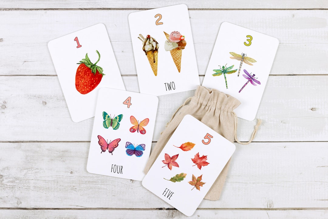 Numbers Flashcards 1-20, Pre K, Homeschool Printables, Preschool ...